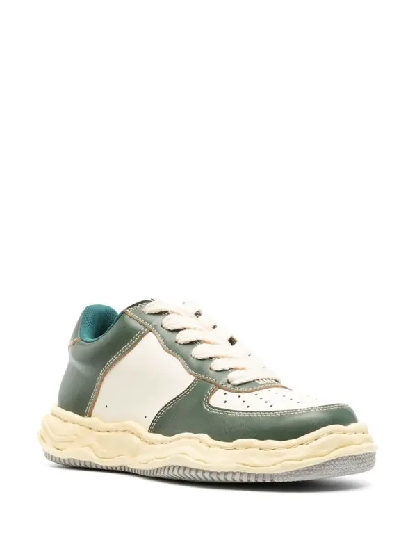Mihara Yasuhiro Wayne Panelled Sneakers - Neutrals