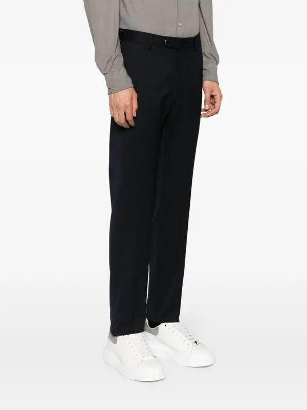 PT TORINO Straight-leg Tailored Trousers - Blue