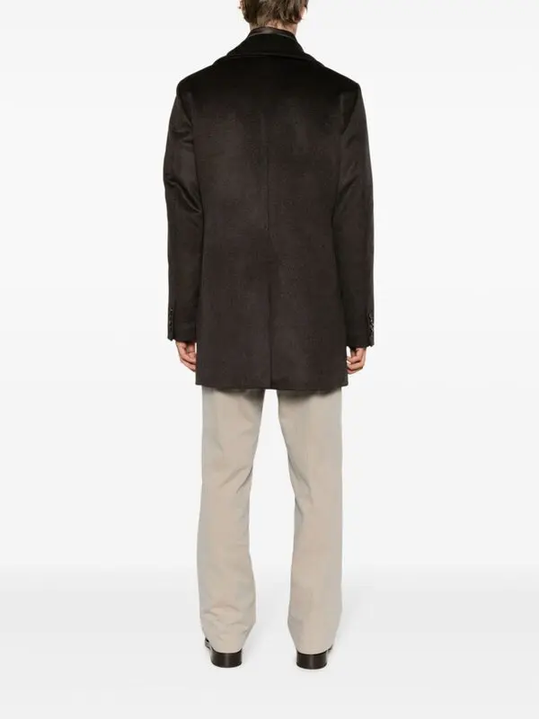 MOORER Single-breasted Peaked Coat