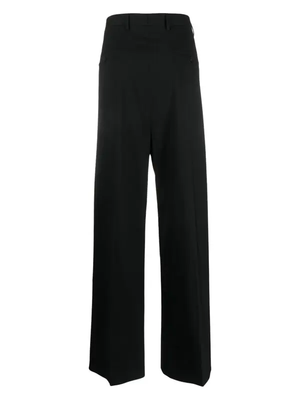 Rick Owens Pressed-crease Tailored Trousers