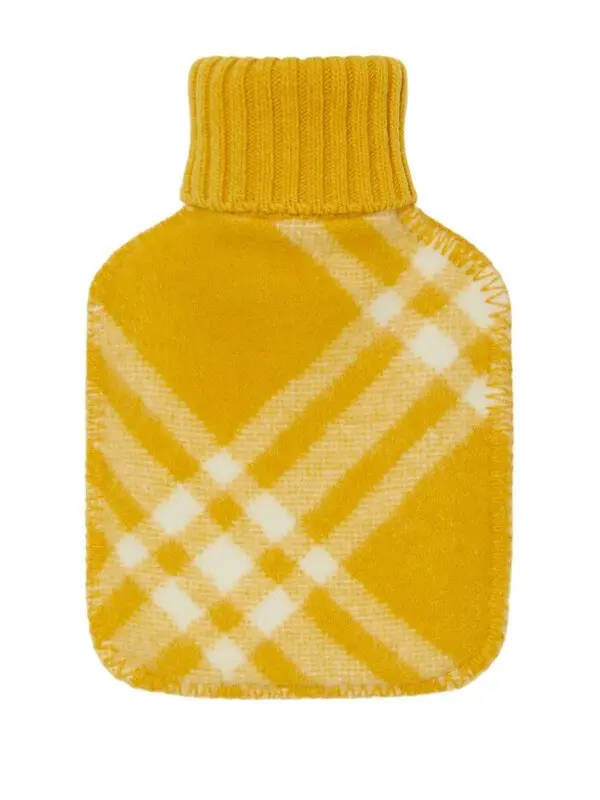 Burberry Checked Wool Hot Water Bottle