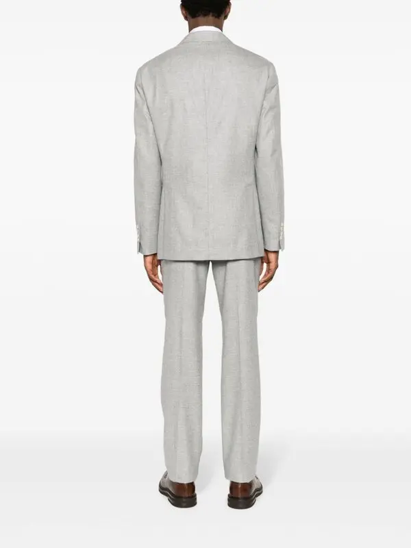 Brunello Cucinelli Double-breasted Flannel Suit