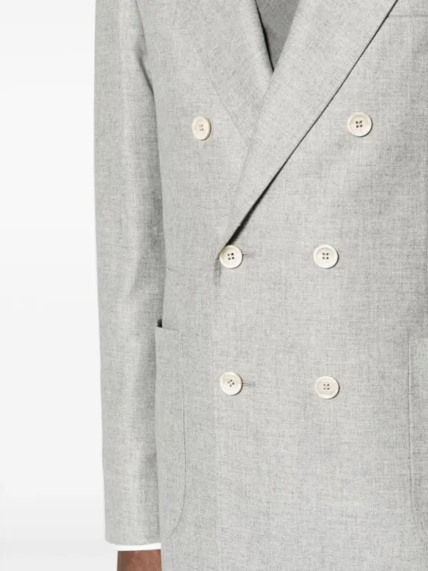 Brunello Cucinelli Double-breasted Flannel Suit