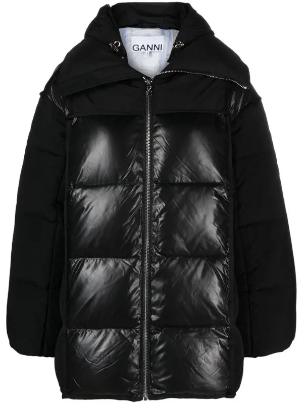 GANNI Hooded Padded Jacket
