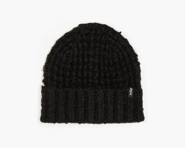 LEVI'S Textured Holiday Beanie - Regular Black