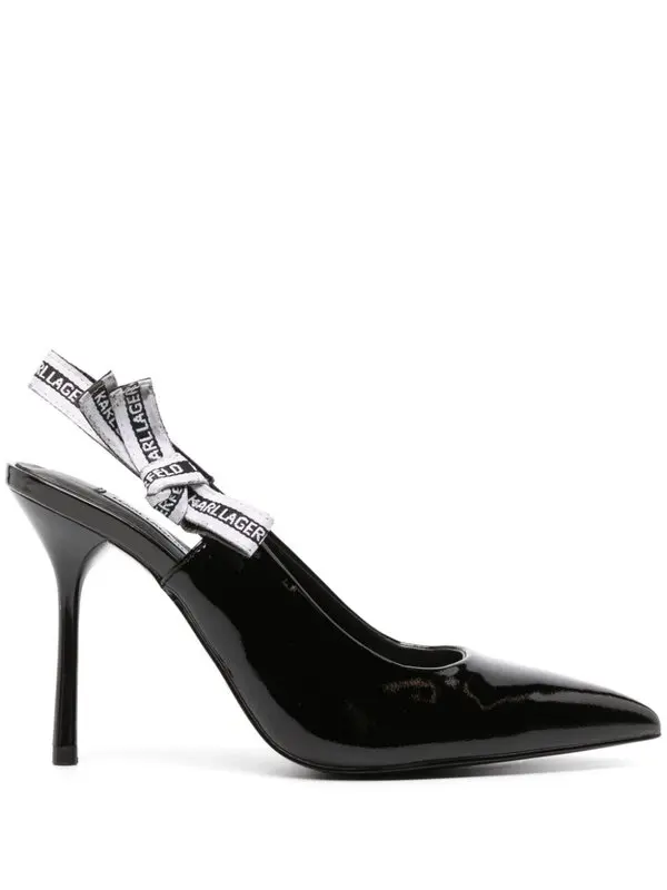 Karl Lagerfeld 100mm Slingback Pumps