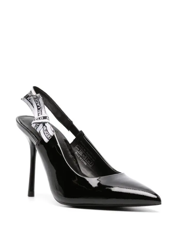 Karl Lagerfeld 100mm Slingback Pumps