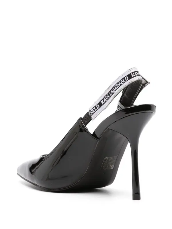 Karl Lagerfeld 100mm Slingback Pumps