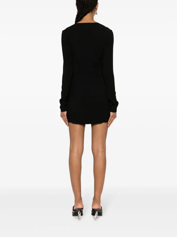 16Arlington Seeran Lace-up Minidress