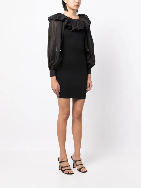 Karl Lagerfeld Big Collar Mini Dress