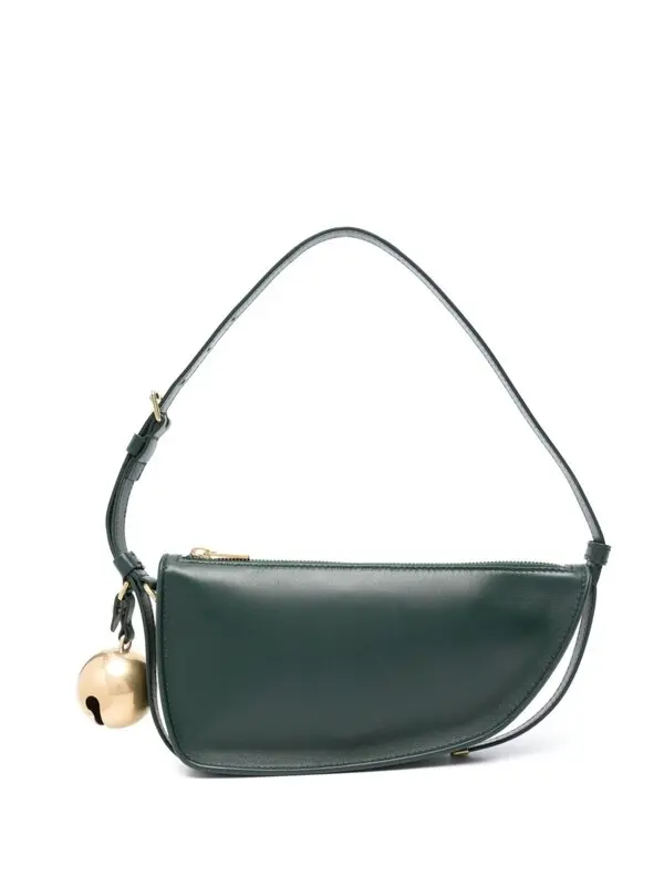Burberry Charm-detail Leather Shoulder Bag - Green