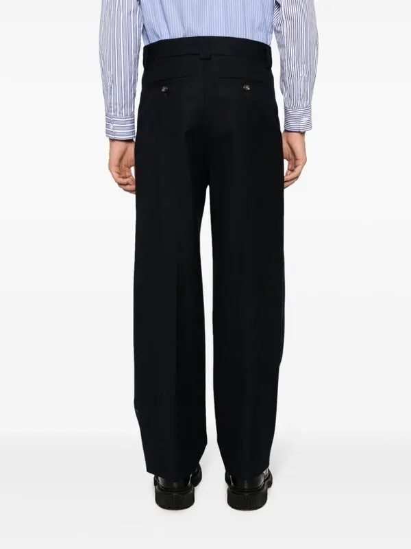 PT TORINO Virgin Wool Straight-leg Trousers