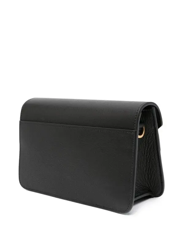 Bally Leather Shoulder Bag With Logo Lettering