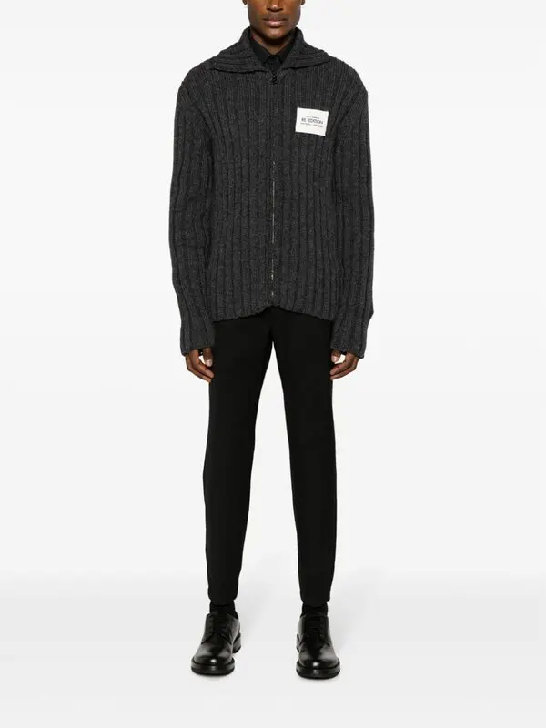 Dolce & Gabbana Re-edition Virgin Wool Cardigan - Grey