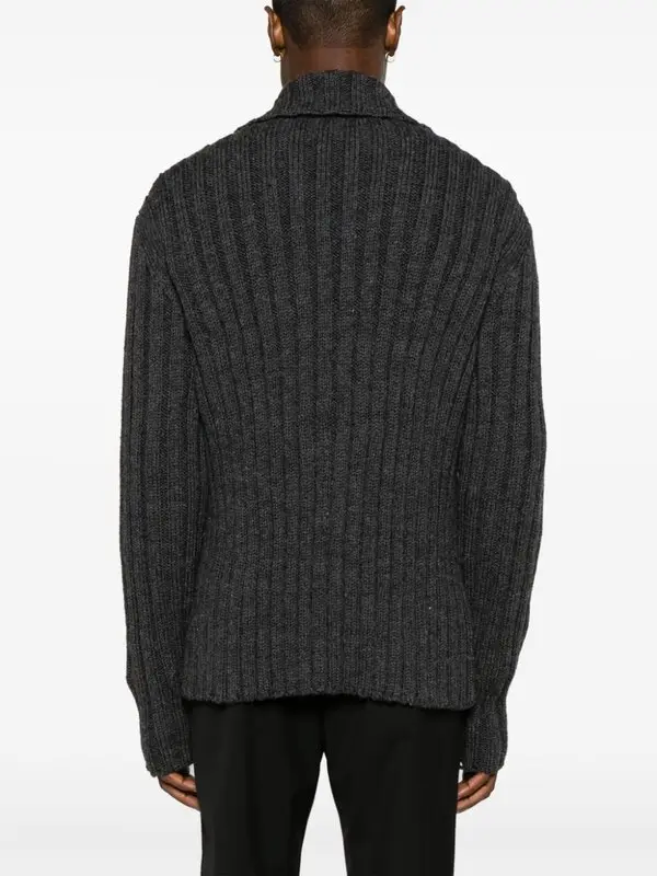 Dolce & Gabbana Re-edition Virgin Wool Cardigan - Grey