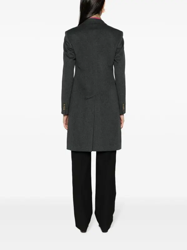 Tagliatore Double-breasted Wool-blend Coat - Grey
