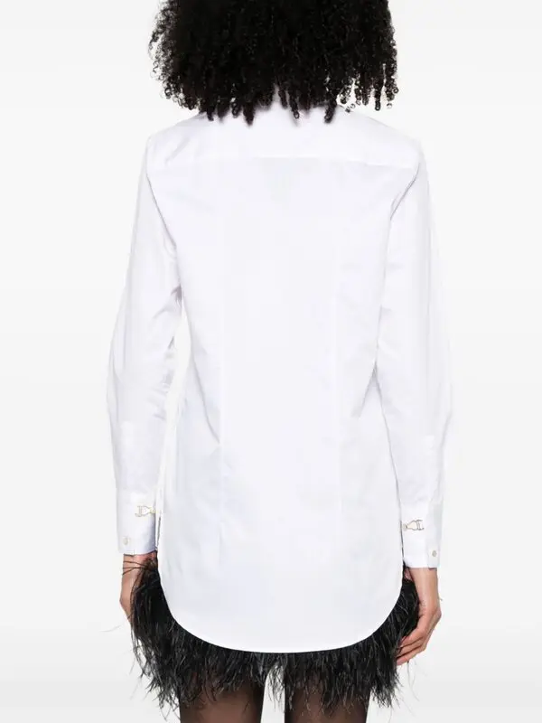MAISON CLOSE Logo-patch Cotton Poplin Shirt