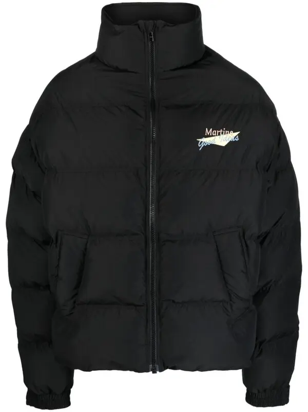 Martine Rose Logo-embroidered Padded Jacket