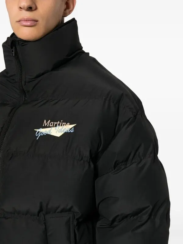 Martine Rose Logo-embroidered Padded Jacket