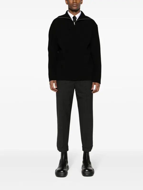 Neil Barrett Mid-rise Cropped Trousers