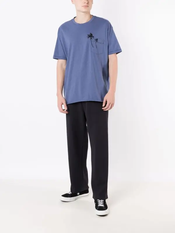 OSKLEN Fine-ribbed Straight-leg Trousers