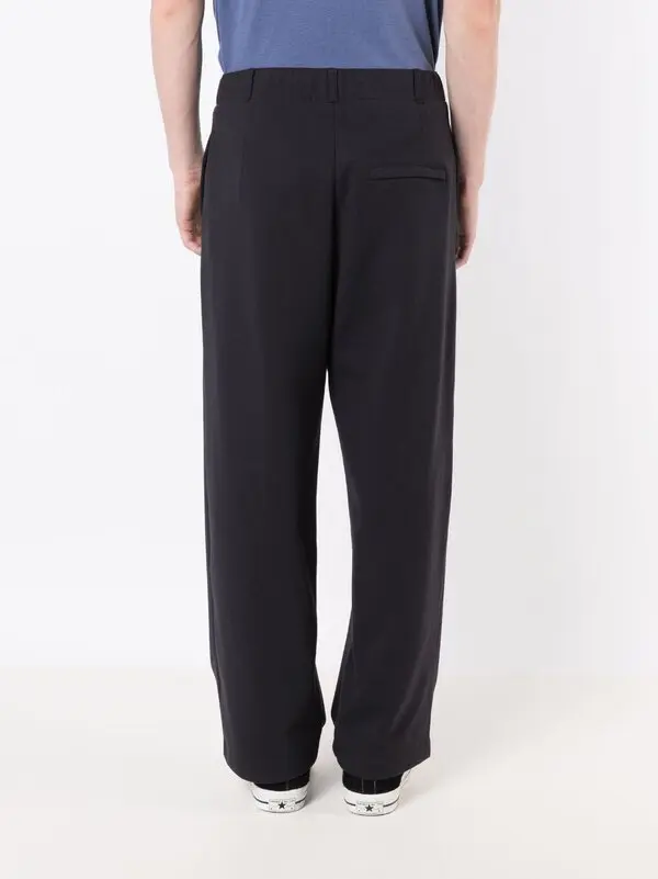 OSKLEN Fine-ribbed Straight-leg Trousers
