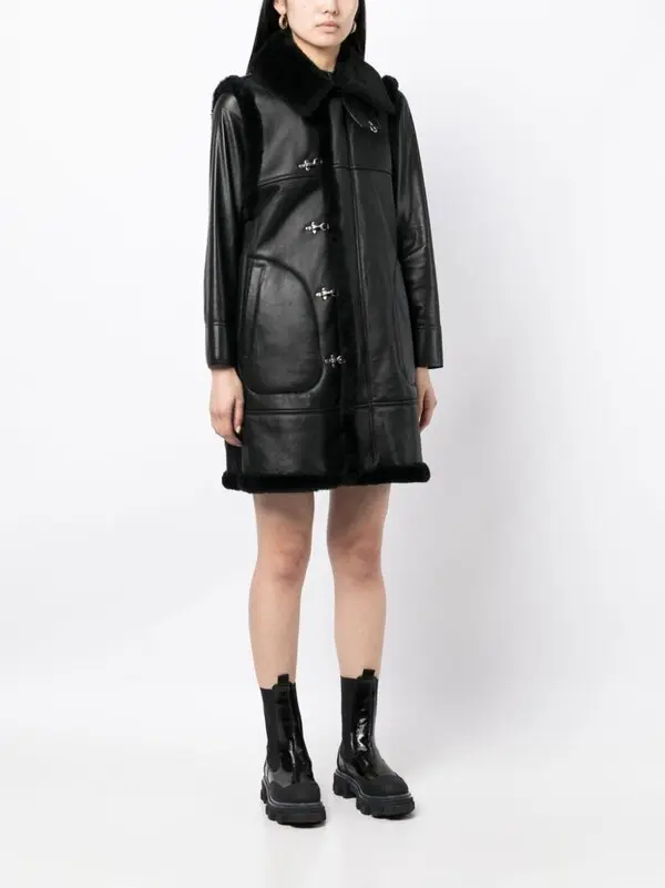 Noir Kei Ninomiya Long-length Leather Coat