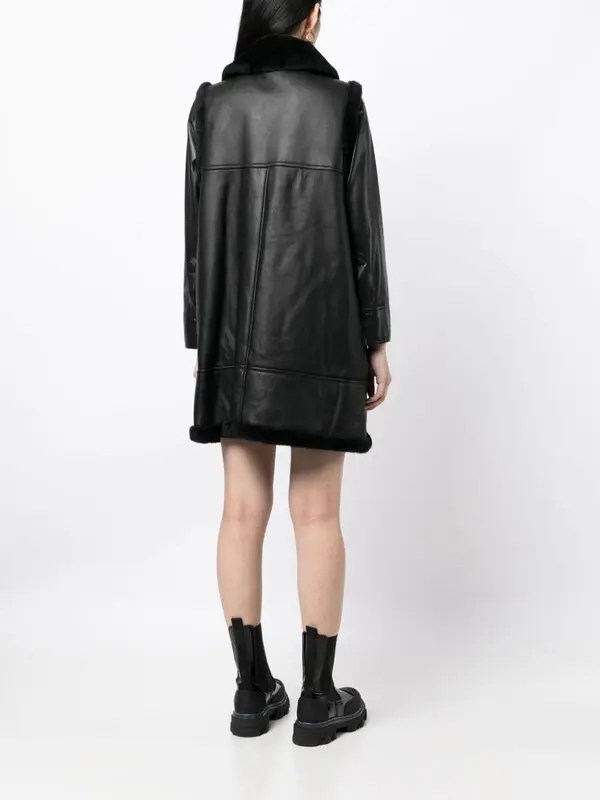 Noir Kei Ninomiya Long-length Leather Coat