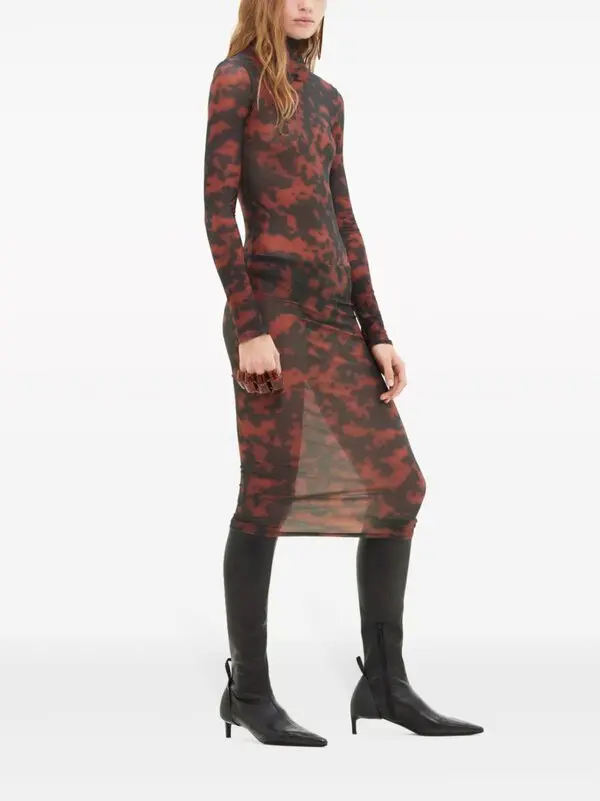 COURREGES Tortoiseshell-effect Tube Skirt