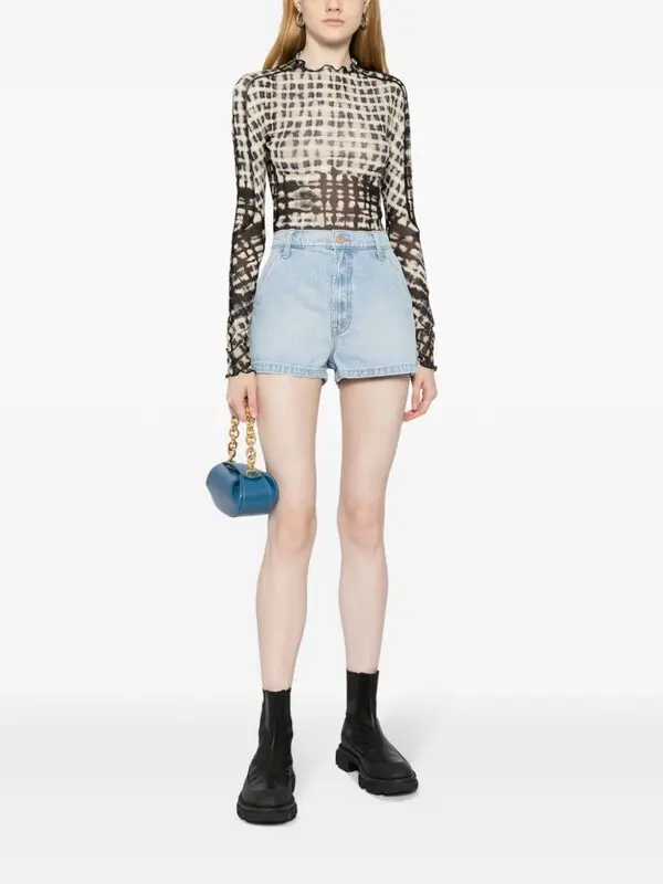 MOTHER Mid-rise Denim Shorts