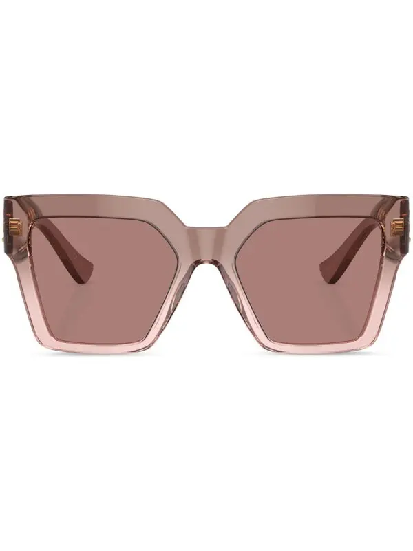 Versace Square-frame Sunglasses - Brown