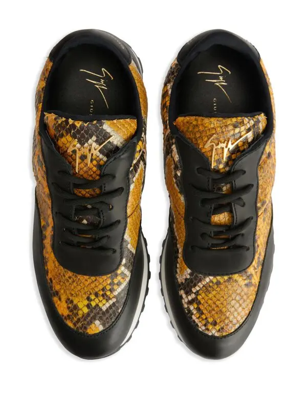 GIUSEPPE ZANOTTI Jimi Running Sneakers - Orange