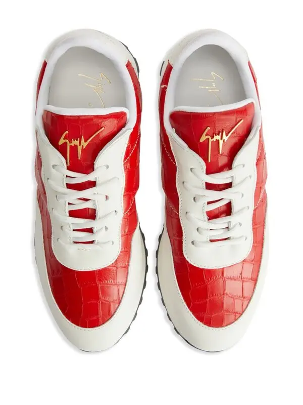 GIUSEPPE ZANOTTI Jimi Running Sneakers - Red