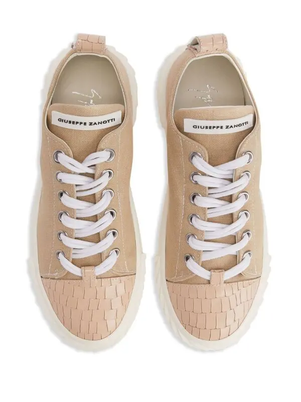 GIUSEPPE ZANOTTI Blabber Low Top Sneakers - Neutrals