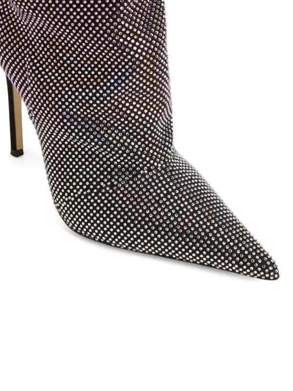 GIUSEPPE ZANOTTI 105mm Yunah Crystal Slouchy Boots