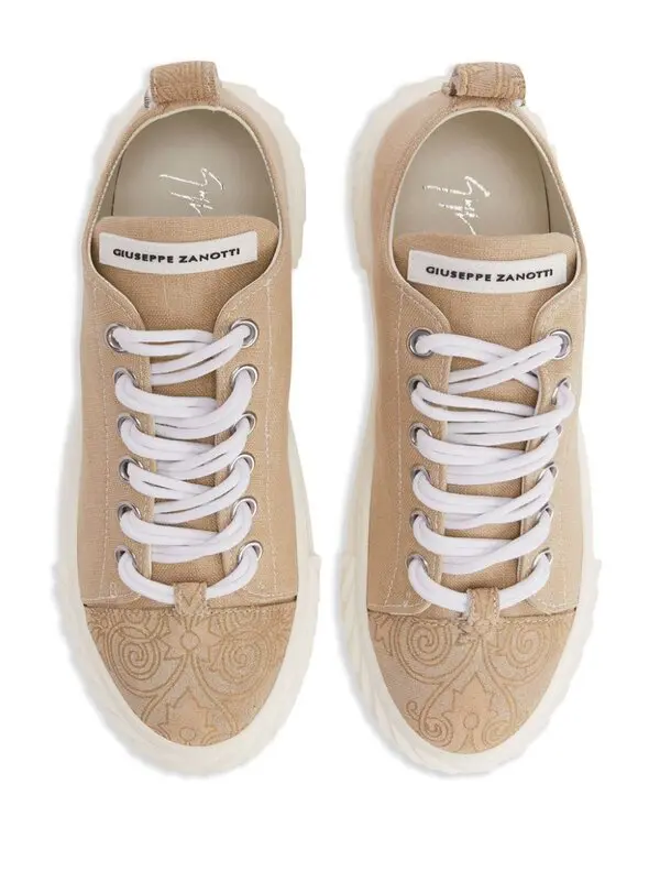 GIUSEPPE ZANOTTI Blabber Low Top Sneakers - Neutrals