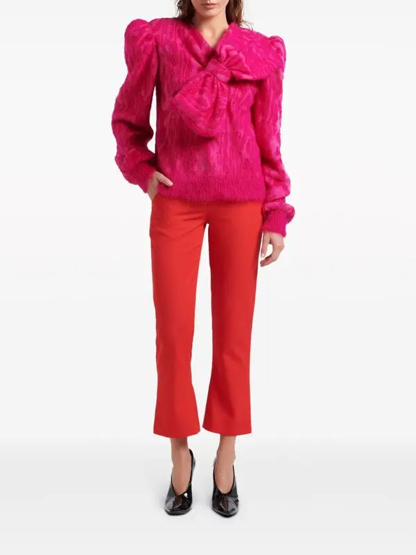Balmain Bow Wool-blend Jumper