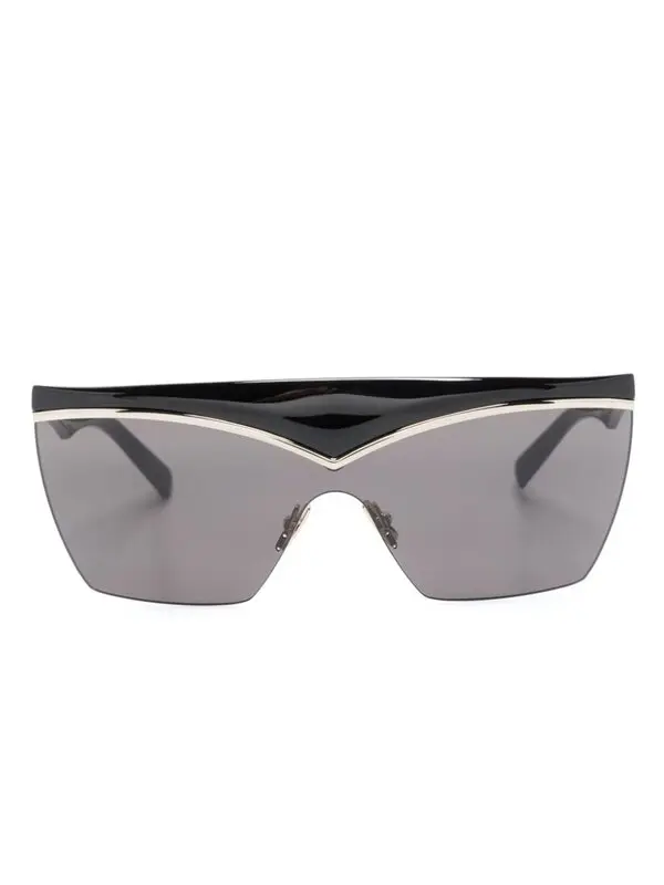 Saint Laurent Sl 614 Mask Sunglasses - Black