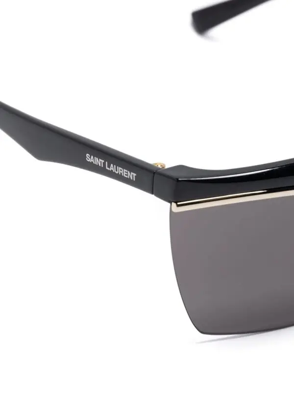 Saint Laurent Sl 614 Mask Sunglasses - Black