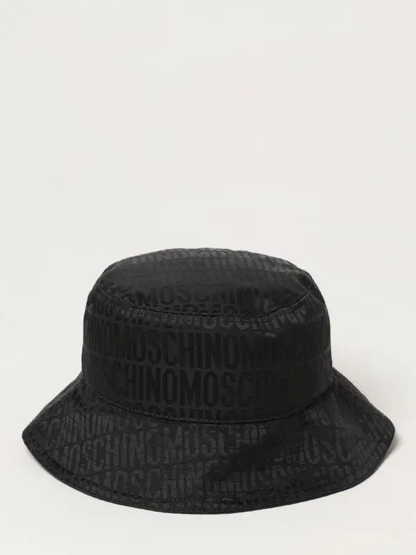 Moschino Cotton-blend Bucket Hat - Black