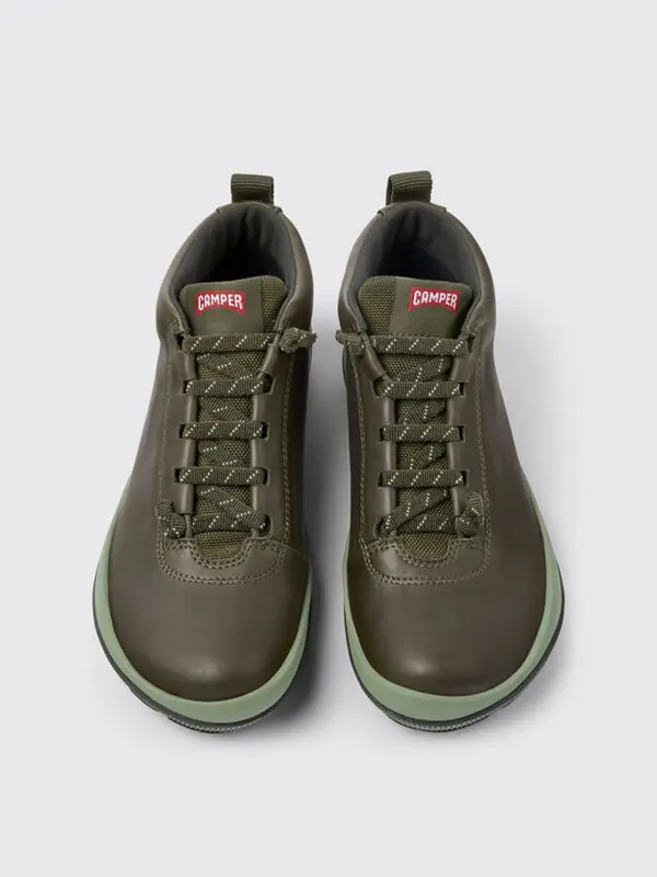 Camper Peu Pista Gore-tex Leather Lace-up Sneakers - Green