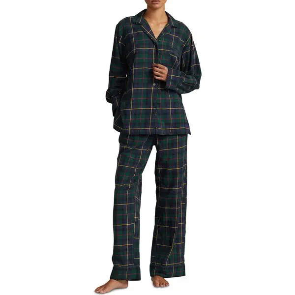 Polo Ralph Lauren Madison Plaid Organic Cotton Pajamas - Polo Tartan