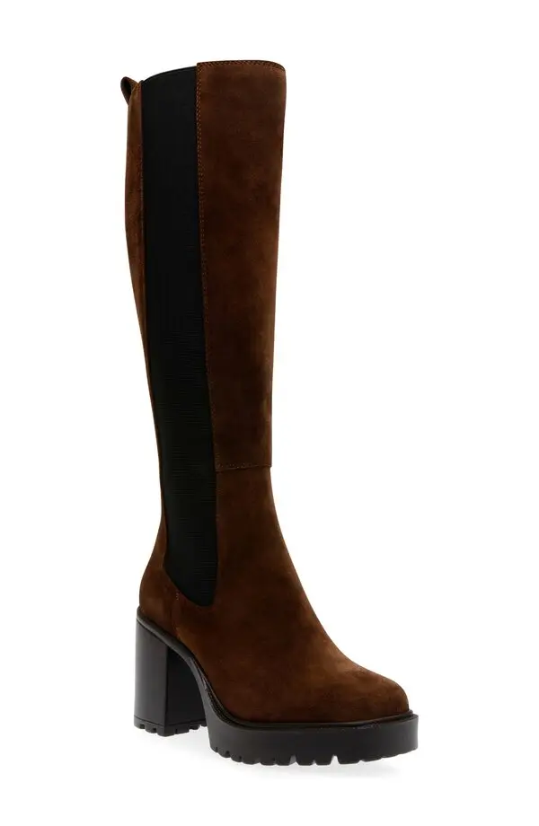 Steve Madden Deegan Lug Sole Knee High Boot