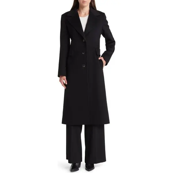 Fleurette Holland Longline Wool Coat