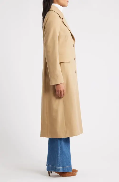Fleurette Holland Wool Coat - Camel