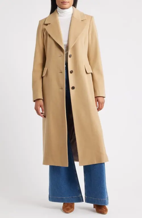 Fleurette Holland Wool Coat - Camel