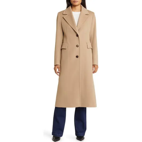 Fleurette Holland Longline Wool Coat
