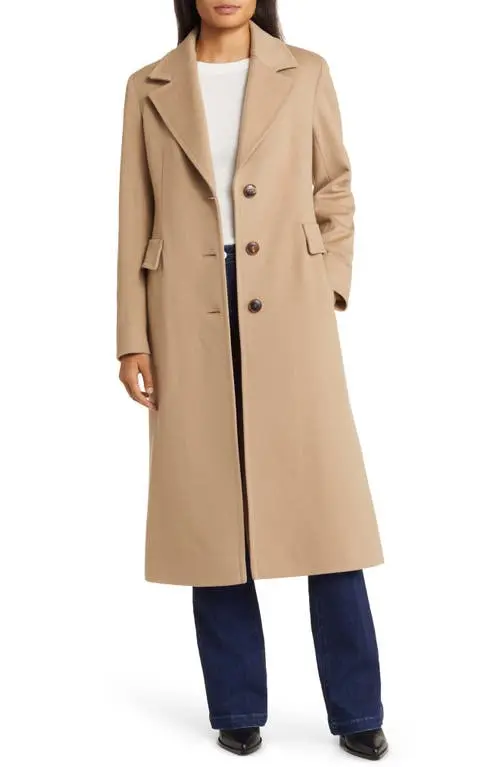 Fleurette Holland Longline Wool Coat