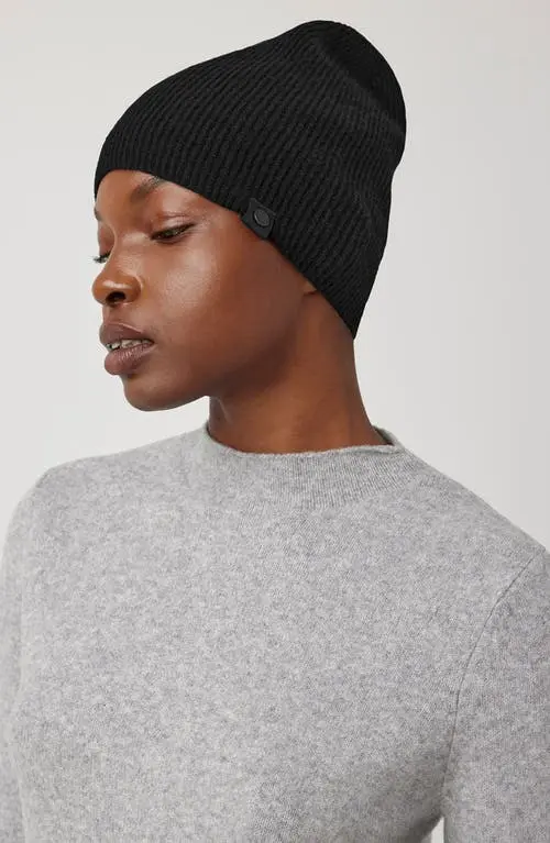 Canada Goose Wool & Cashmere Rib Beanie
