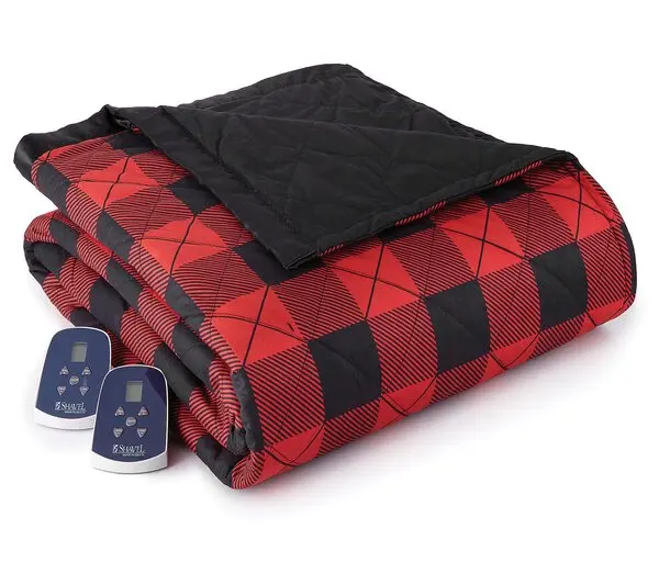 SHAVEL King Micro Flannel 7 Layers Of Warmth El Ectric Blanket - One-color